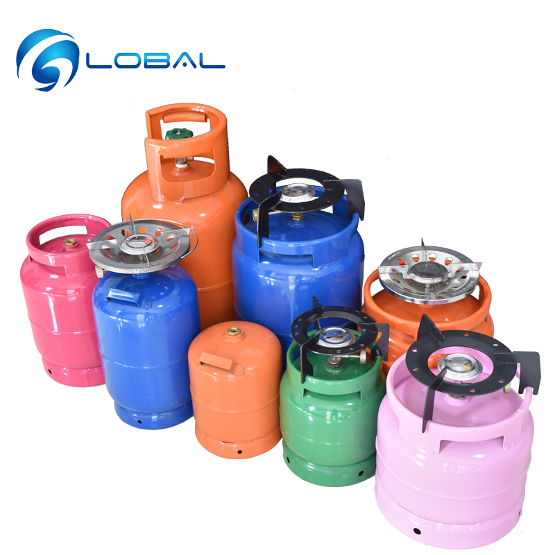 Ghana Nigeria Africa hot sale 13L lpg gas cylinder 6KG with high ...