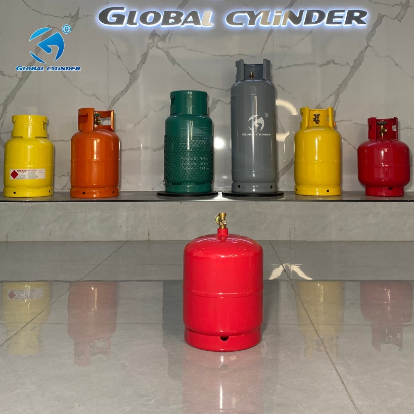 3kg LPG Gas Cylinder Refillable Household Cooking Propane Tank For ...